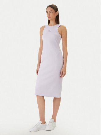 Calvin Klein Jeans Kleid f&uuml;r den Alltag Monologo Baby LV047F242G Rosa Slim Fit
