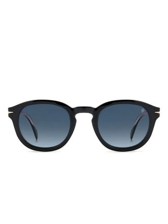 David Beckham Brille mit rundem Gestell - Schwarz