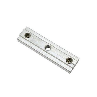 Gardinia 10969 Schienenverbinder/Rohrverbinder f&uuml;r Gardinenstangen aus Aluminium, Serie Chicago, Durchmesser 20 mm, Metall