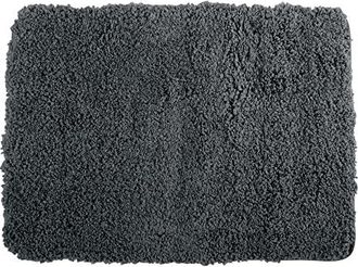 MSV Mikrofaser-Teppich, 40 x 60, Dunkelgrau