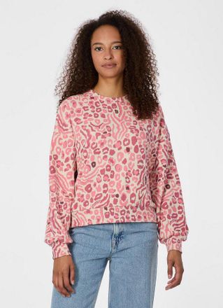 Ragwear Sweatshirt WUSS PRINT Elastische Baumwollmischung und softem Finish mit Allover-Print