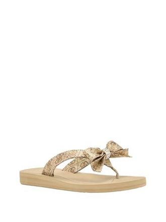 Guess Tongs Tuta pour femme, Or 710, 37.5 EU