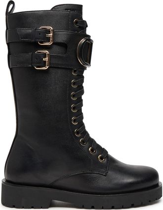 Twin-Set Schnürstiefeletten TWINSET 242TCP084 Schwarz