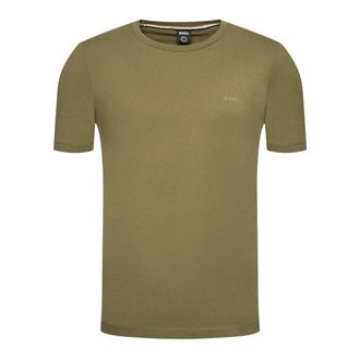 HUGO BOSS Homme, Tops, Vert, Taille: L T-shirt en jersey de coton avec logo imprimé