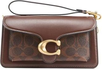 Coach Sac &agrave; main Tabby Chain 19 bi-colore