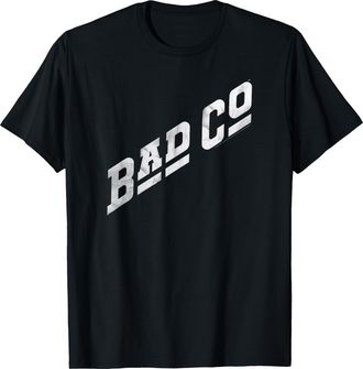 Bad Company Klassisches Logo T-Shirt, Unisex Erwachsene und Kinder, Schwarz, S, Kurzarm, T-Shirt