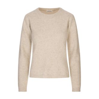 P.A.R.O.S.H. Brauner Wollpullover mit Rundhalsausschnitt - - Knitwear - Damen - Braun - XS
