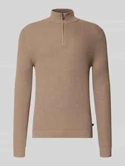 s.Oliver Red Label Regular Fit Troyer aus reiner Baumwolle