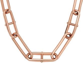 Fossil Damenkette Heritage D-Link Edelstahl roségoldfarben, JF04670791