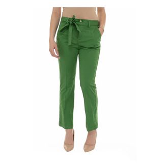 Liu Jo Femme, Pantalons, Vert, Taille: W30 Pantalon Stretch Avec Ceinture