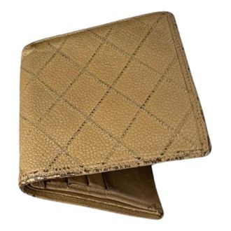 Chanel Portefeuille/Porte-cartes Cambon Pre-owned - Femme - Pre-owned - Beige - Taille: ONE Size