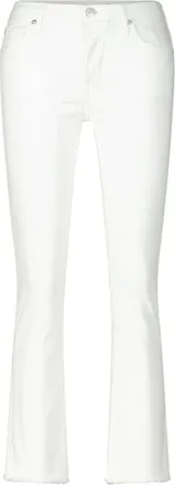 True Religion Femme, Jeans, Blanc, Taille: W26 Jean &Eacute;vas&eacute; Vintage avec Ourlet Effiloch&eacute;