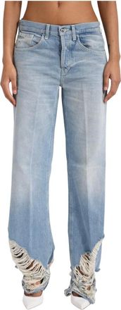 Dondup Femme, Jeans, Bleu, Taille: W34 Jacklyn Wide Jeans