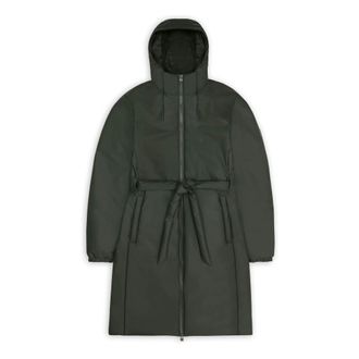 Rains Parka Longue Ceintur&eacute;e Lohja Rains