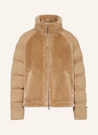 Cinque Cinque Jacke Citami Im Materialmix beige