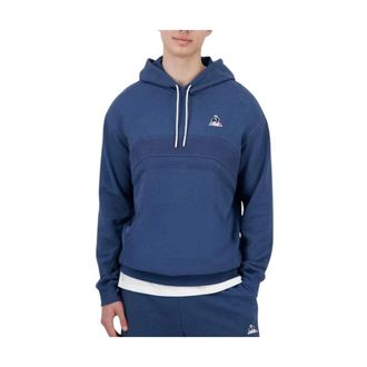 Le Coq Sportif Contemporain Hoodie - - Sweatshirts & Hoodies - Herren - Blau - XL