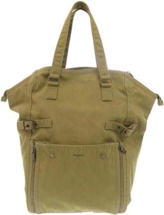 Saint Laurent Sac cabas Pre-owned - Femme - Pre-owned - Vert - Taille: ONE Size