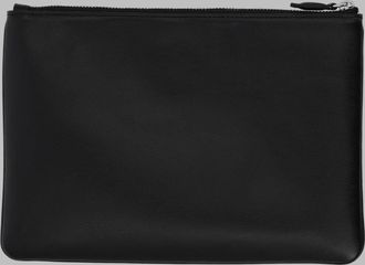 Kenzo Mens Clutch Tulip Leather Black Cow Bags