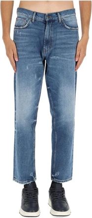 HUGO BOSS Homme, Jeans, Bleu, Taille: W31 L32 Jean Cropped Coupe D&eacute;contract&eacute;e