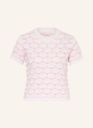 Rich & Royal Strickshirt Mit Pailletten rosa