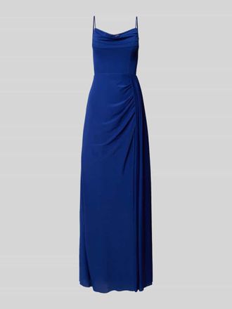 Troyden Collection Abendkleid mit seitlicher Raffung