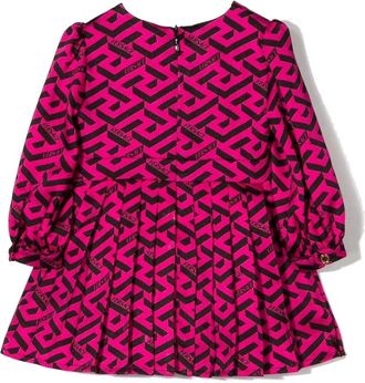 Versace Greca Dress - Fuchsia