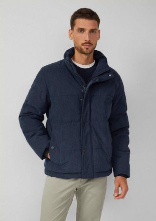 s.Oliver Winterjacke Outdoor-Jacke Cord-Pufferjacke mit sportiven Details