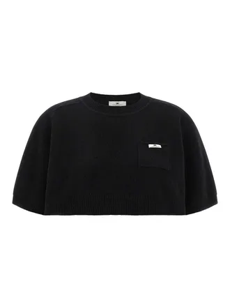Elisabetta Franchi Top - Schwarz