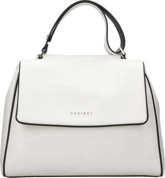Orciani Femme, Sacs, Blanc, Taille: ONE Size Sveva Premium Medium Shoulder Bag