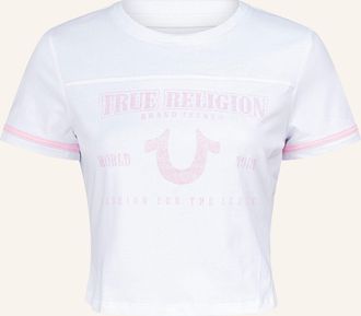 True Religion T-Shirt Crystal weiss