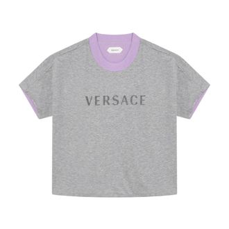 Versace Versace T-Shirts und Polos - - Tops - Damen - Grau - M