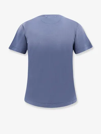 Golden Goose Womens Cotton T-Shirt Blue T-Shirts & Jerseys