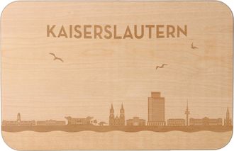 Goodtimes Kaiserslautern Skyline Frühstücksbrett 23cm x 15cm x 1cm
