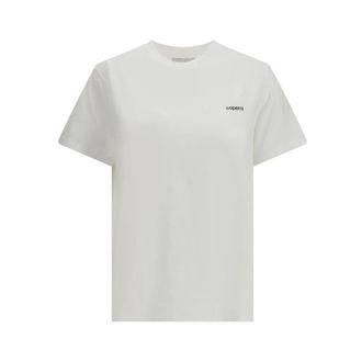 Coperni Klassisches Baumwoll-T-Shirt mit Rundhalsausschnitt - - Tops - Damen - Wei&szlig; - S