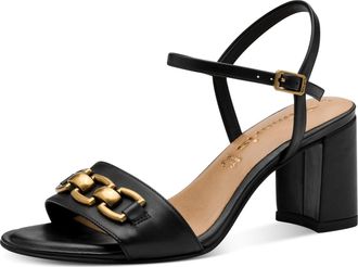 Tamaris Sandalette Damen Blockabsatz schwarz,EU 37