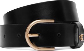 Calvin Klein G&uuml;rtel Calvin Klein Rounded Buckle Ck Loop 35Mm LV04F7145G Schwarz