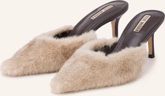 Steve Madden Mules Alexi-F Mit Kunstfell beige