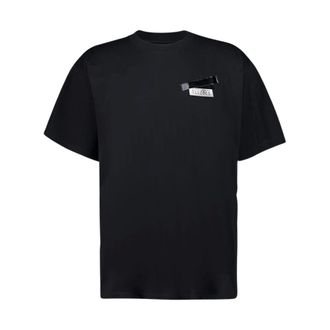 Maison Margiela Homme, Tops, Noir, Taille: M T-shirt Trompe loeil