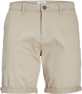 Jack & Jones Short Chino pour Homme, Coupe Droite, Vaisselle, XS