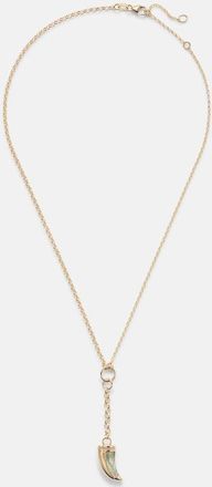 Foundrae Collier en or 18 ct et prasiolite