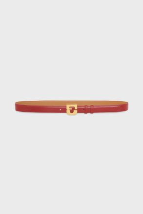 Gerard Darel Ceinture signature en cuir - LE LAUREN - Rouge