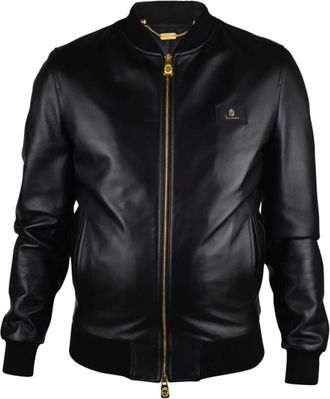 Billionaire Boys Club Homme, Vestes, Noir, Taille: S Blouson aviateur en cuir