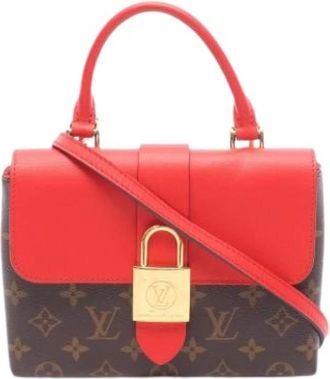 Louis Vuitton Sac &agrave; main en toile Monogram Pre-owned - Femme - Pre-owned - Rouge - Taille: ONE Size