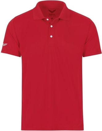 Trigema Damen 544601 Poloshirt, Rot (Kirsch 036), 48 (Herstellergröße: XL)
