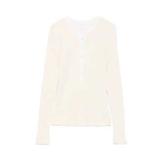 Citizens Of Humanity Drea Waffle Henley - - Knitwear - Damen - Beige - S