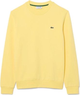 Lacoste Homme, Sweatshirts et sweats &agrave; capuche, Jaune, Taille: L SweaT-shirt molleton coupe classique
