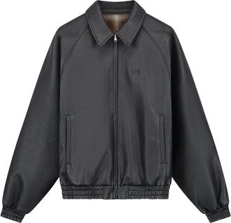 Arte Reversible Leather Uniform Jacket