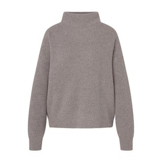 Windsor Rippstrick-Rollkragenpullover - - Knitwear - Damen - Grau - XS