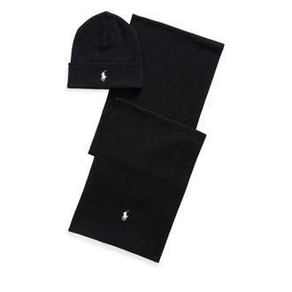 Polo Ralph Lauren Set Schal und M&uuml;tze Polo Ralph Lauren 710B28980002 Schwarz