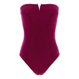Eres Eres, Femme, Maillots de bain, Rose, Taille: 34 FR Maillot de bain bustier Apparence